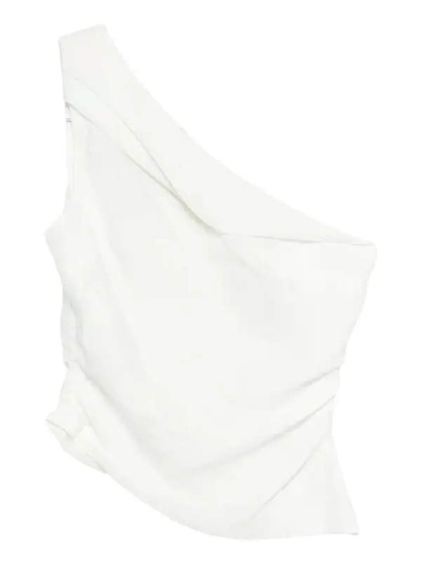 OCCLEUS August One-shoulder Top - White