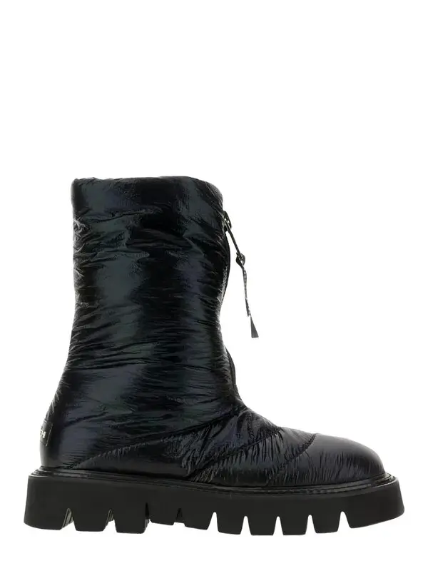 Elena Iachi Zip-up Padded Ankle Boots - Black
