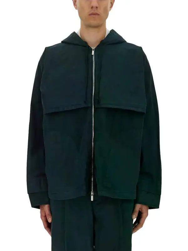 Helmut Lang Hooded Zip Jacket - Green