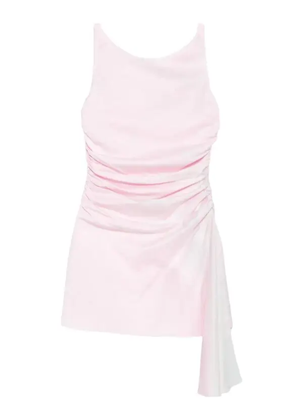 OCCLEUS Marian Ruched Dress - Pink