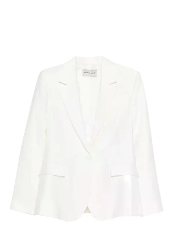 OCCLEUS Adeline Blazer - White