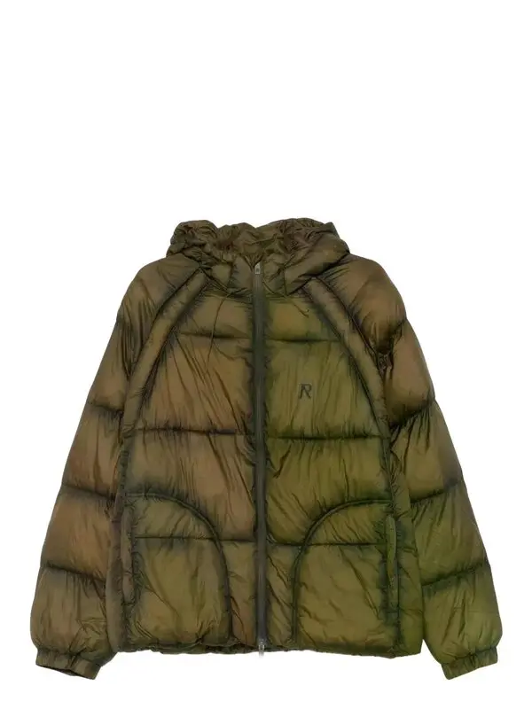 REPRESENT Hooded Puffer Jacket - Green