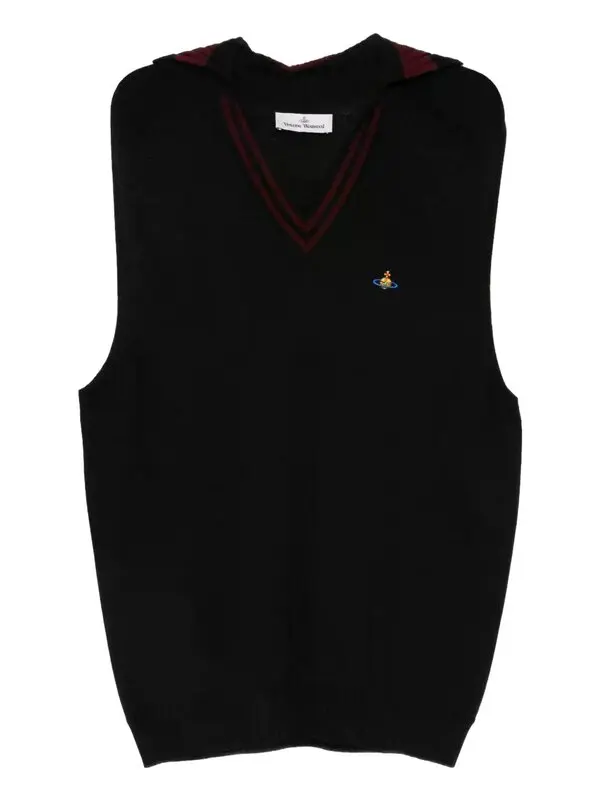 VIVIENNE WESTWOOD V-neck Knitwear - Black