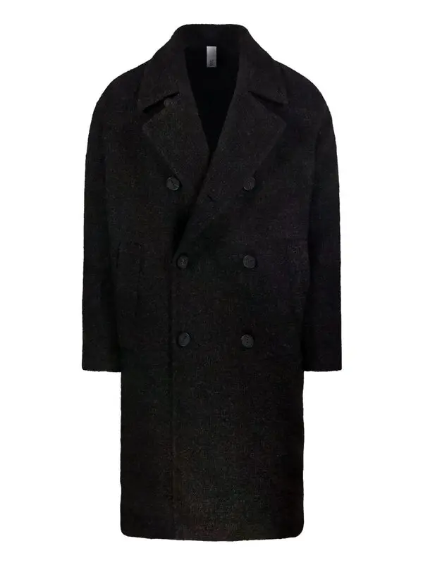 HEVO Double-breasted Coat - Brown