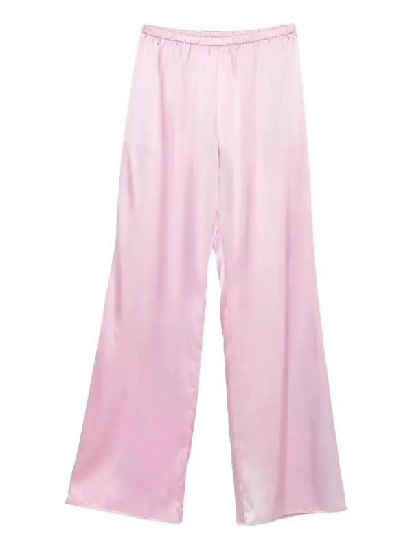 PUROTATTO Elasticated-waistband Trousers - Pink