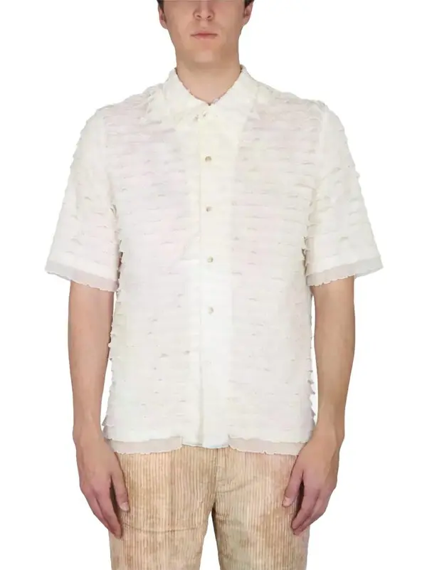 Séfr Noam Ruffled Shirt - White