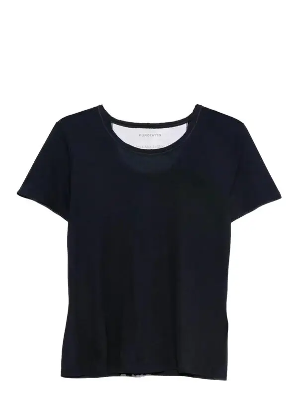 PUROTATTO Round-neck T-shirt - Blue