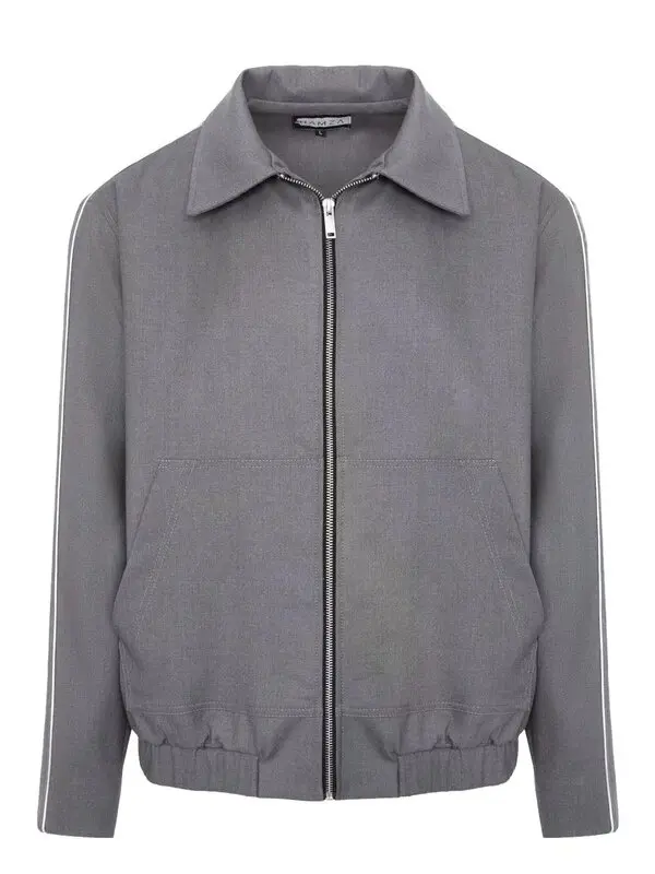 HAMZA Zipped Jacket - Grey
