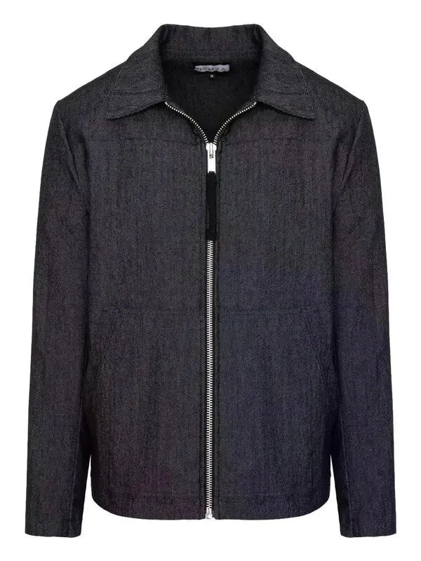 HAMZA Zipped Jacket - Black
