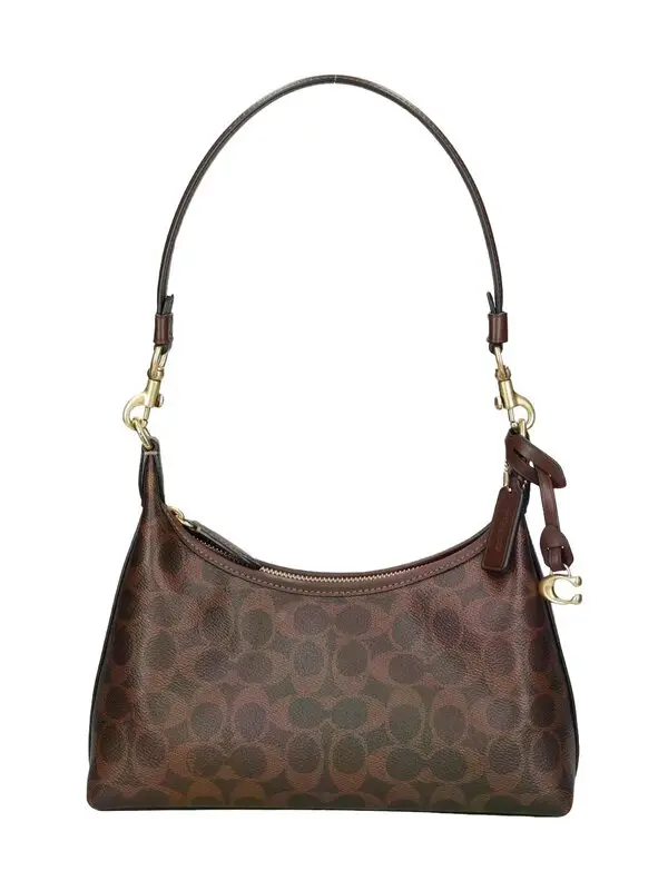 COACH Patterned Zip Tote Bag - Brown