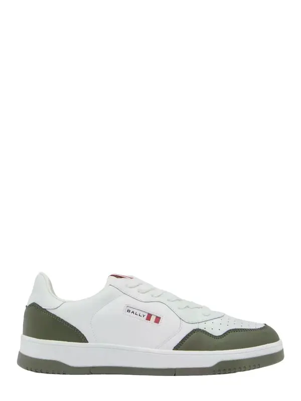 Bally Jasper Ribbon-detail Leather Sneakers - White