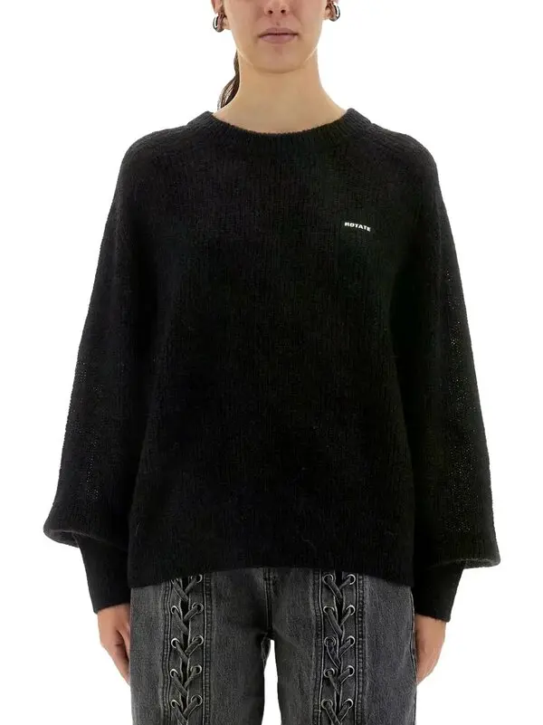 Remain Birger Christensen Logo-detail Sweater - Black