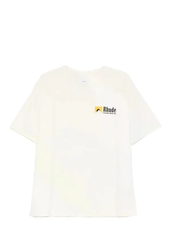 Rhude Logo Short-sleeve T-shirt - Neutrals