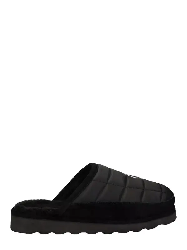 Polo Ralph Lauren Quilted Logo Slippers - Black