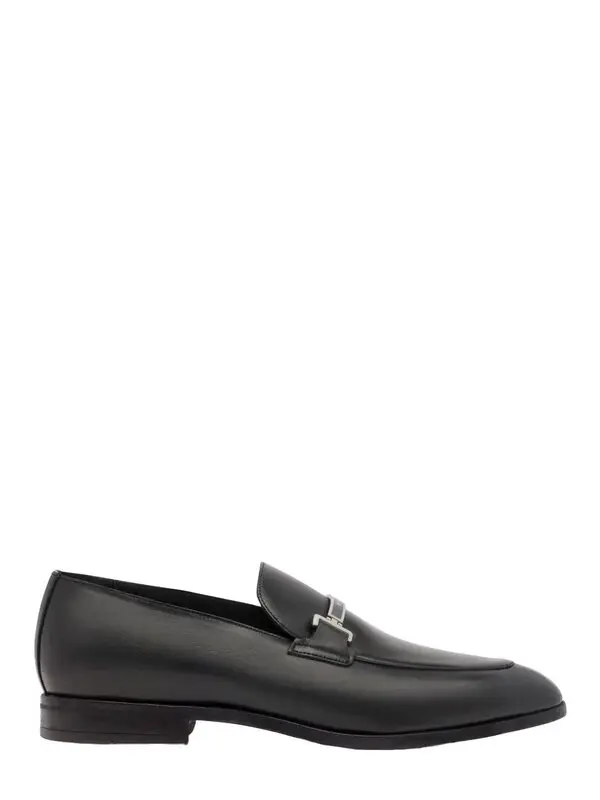 Bally Leather Loafers - Black