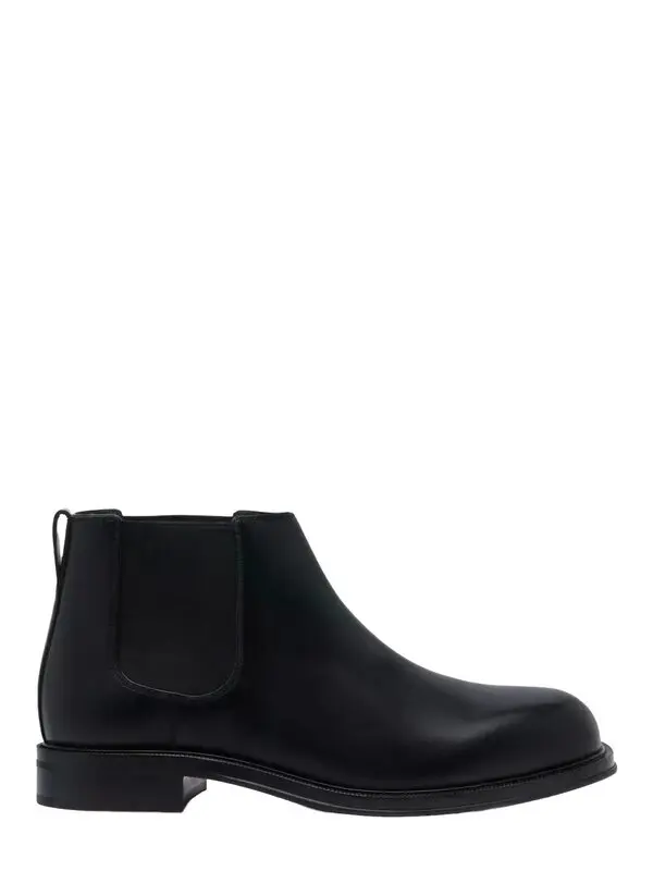 Bally Pull-loop Leather Chelsea Boots - Black
