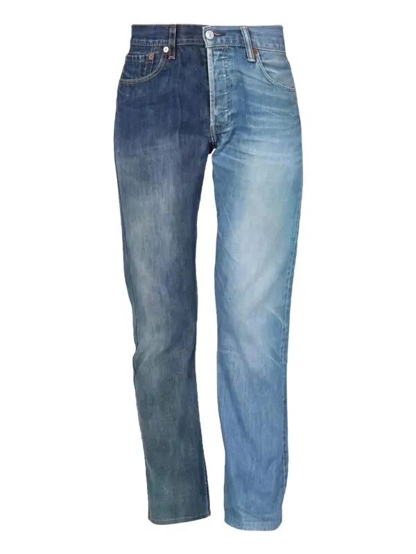 1/OFF Patchwork Jeans - Blue