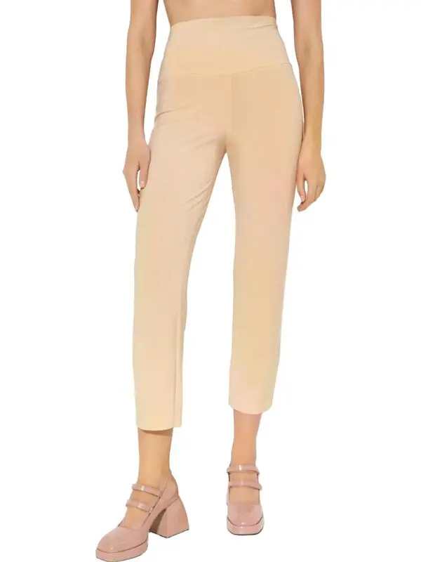 Norma Kamali Elasticated-waist Trousers - Neutrals