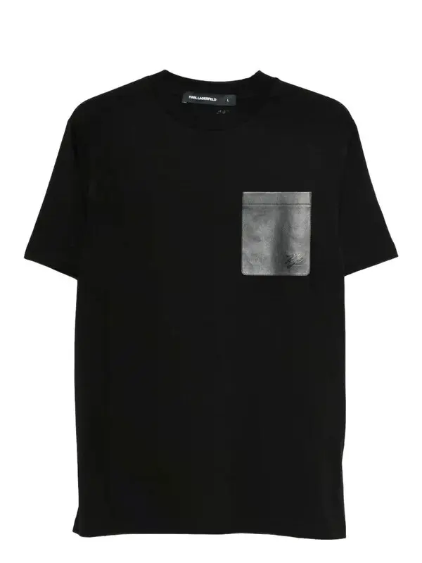 Karl Lagerfeld Chest-pocket T-shirt - Black