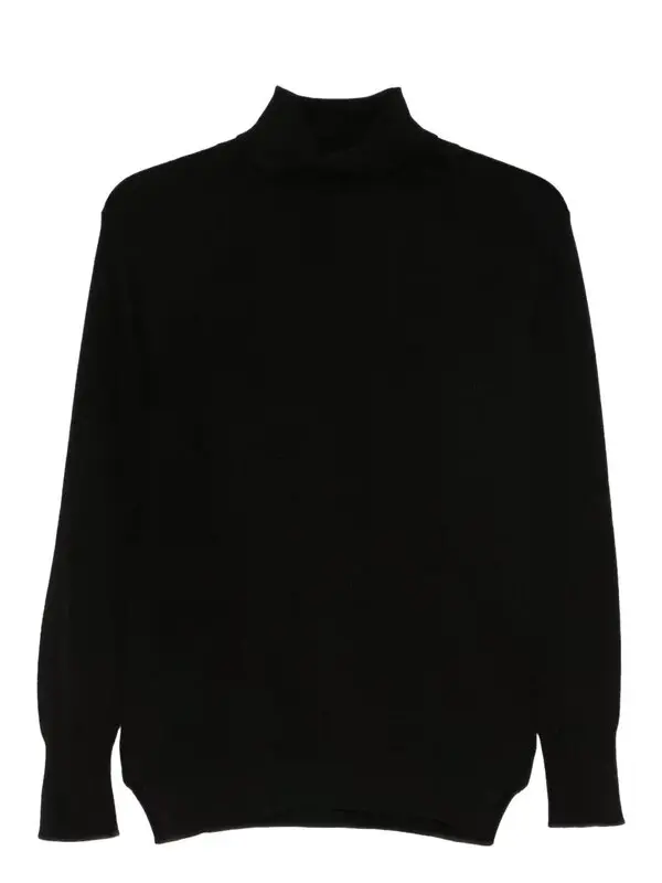 PUROTATTO Roll-neck Sweater - Black