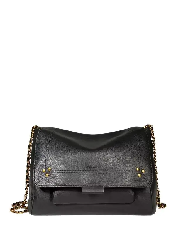 Jérôme Dreyfuss Lulu M Chain Shoulder Bag - Black
