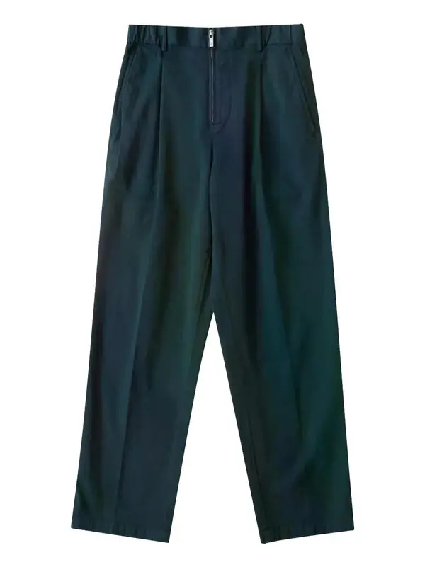 Helmut Lang Cotton Trousers - Green