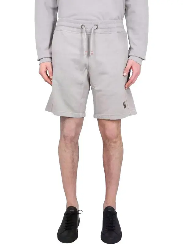 PARAJUMPERS Drawstring Logo Shorts - Grey