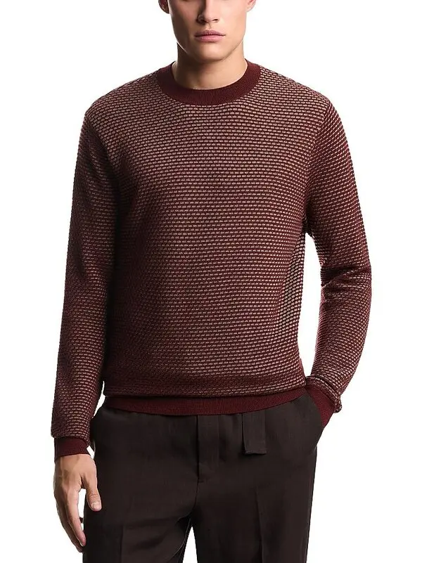 Emporio Armani Wool Pullover Sweater - Port