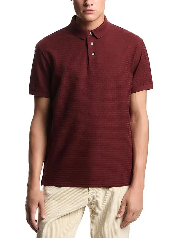 Emporio Armani Cotton Polo Shirt - Fancy Red