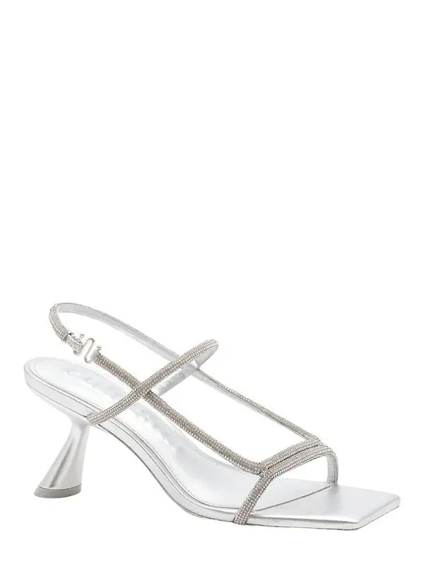 Cult Gaia Reina Leather Sandals - Clear
