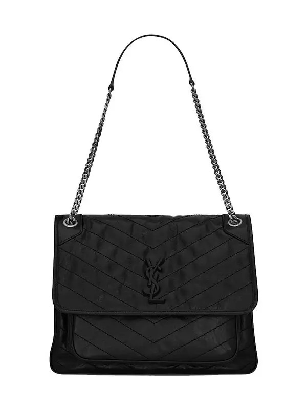 Saint Laurent Niki Shoulder Bag - Black
