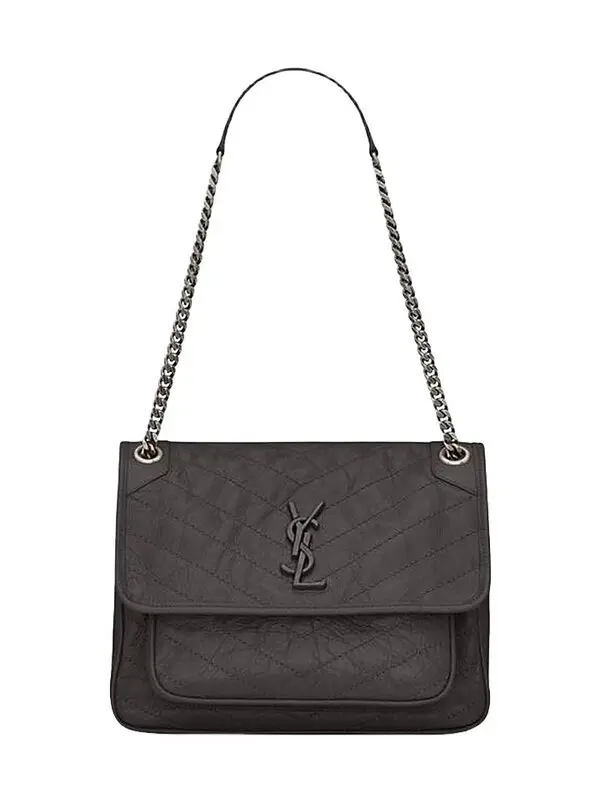 Saint Laurent Niki Medium Shoulder Bag - Storm