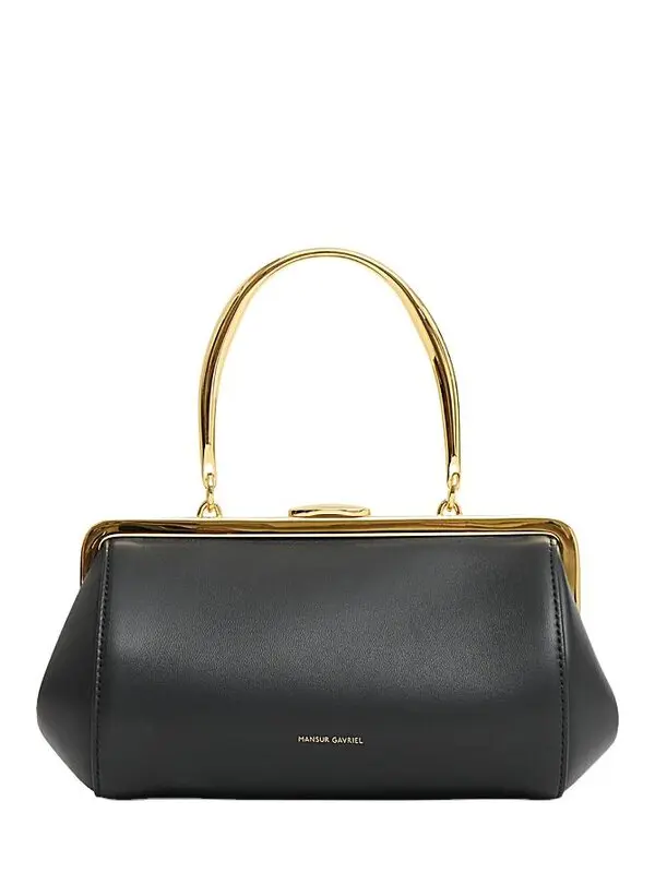 MANSUR GAVRIEL Pina Leather Evening Bag - Black