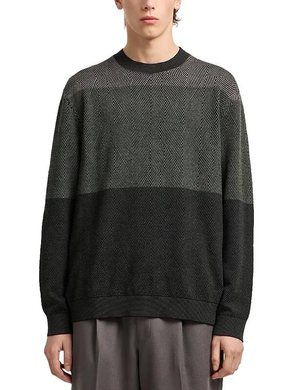 Emporio Armani Wool Sweater - Solid Medium