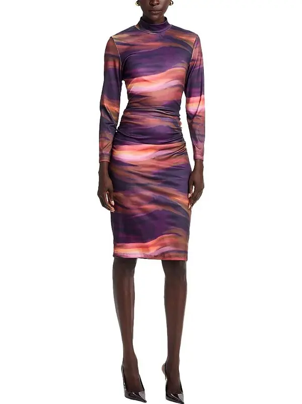 AREA STARS Jersey Dress - Abstract Stripe