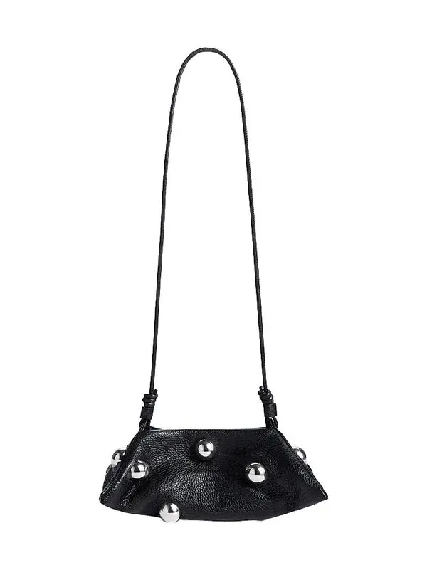 Altuzarra Origami Mini Leather Bag - Black/silver
