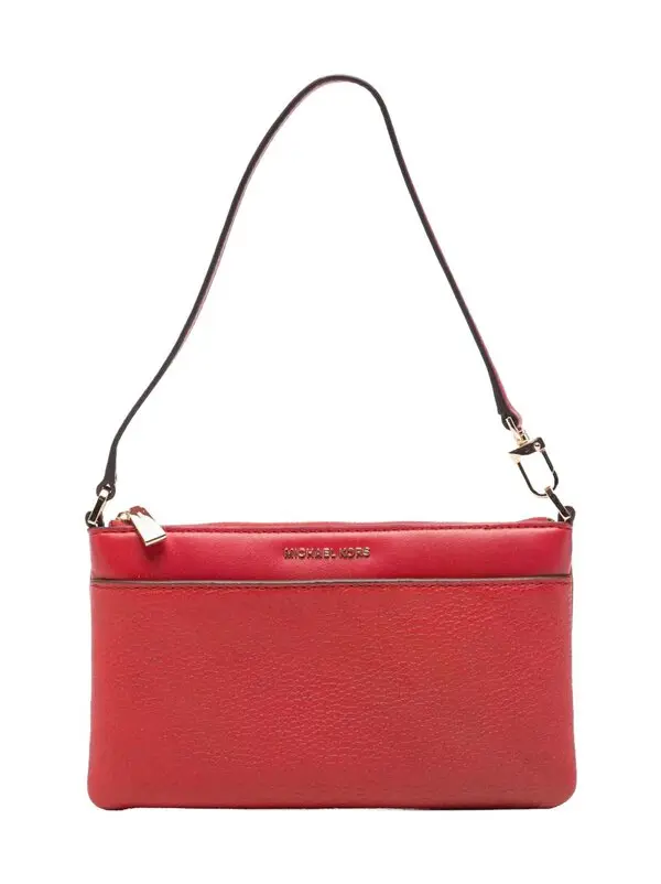 Michael Kors Zip Clutch With Detachable Strap - Red