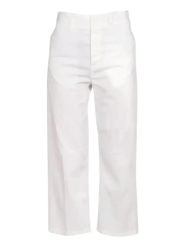 DEPARTMENT 5 Concealed-fastening Trousers - White