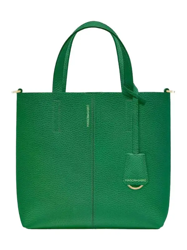 MAISON DE SABRE Small Leather Tote - Green