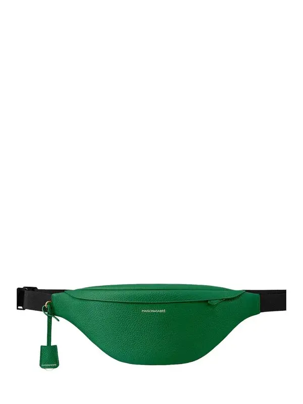 MAISON DE SABRE Leather Belt Bag - Green