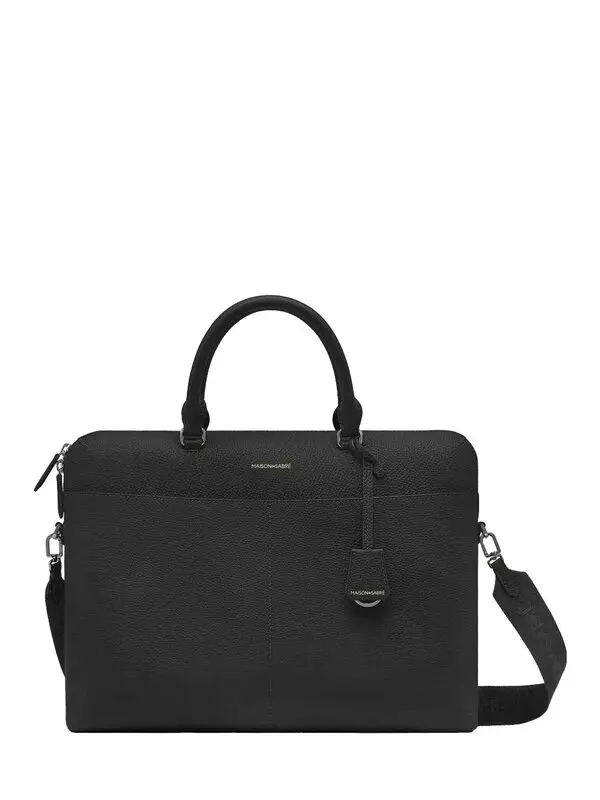 MAISON DE SABRE Leather Laptop Bag - Black