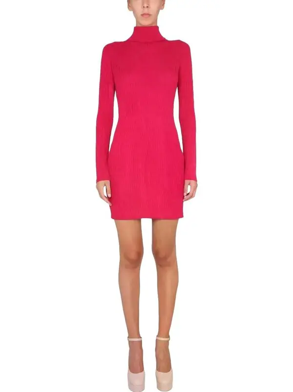 Dsquared2 Turtleneck Mini Dress - Pink