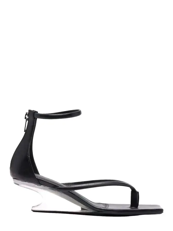 Rick Owens Cantilever 60mm Structured Sandals - Black