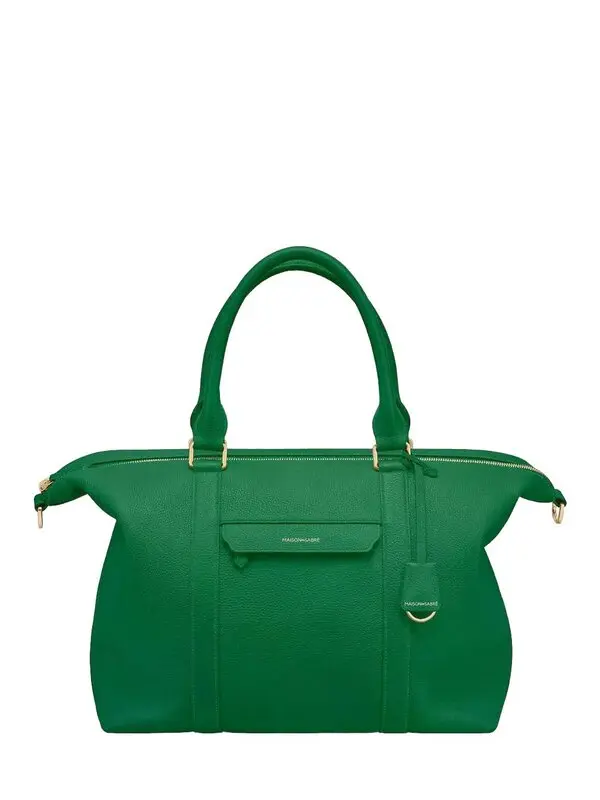 MAISON DE SABRE Leather Weekender Bag - Green