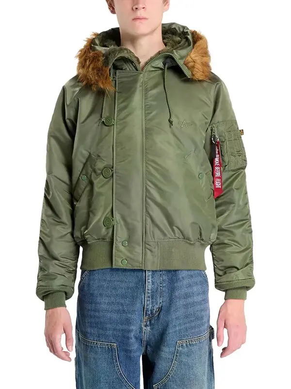 Alpha Industries Hooded Heritage Jacket - Green