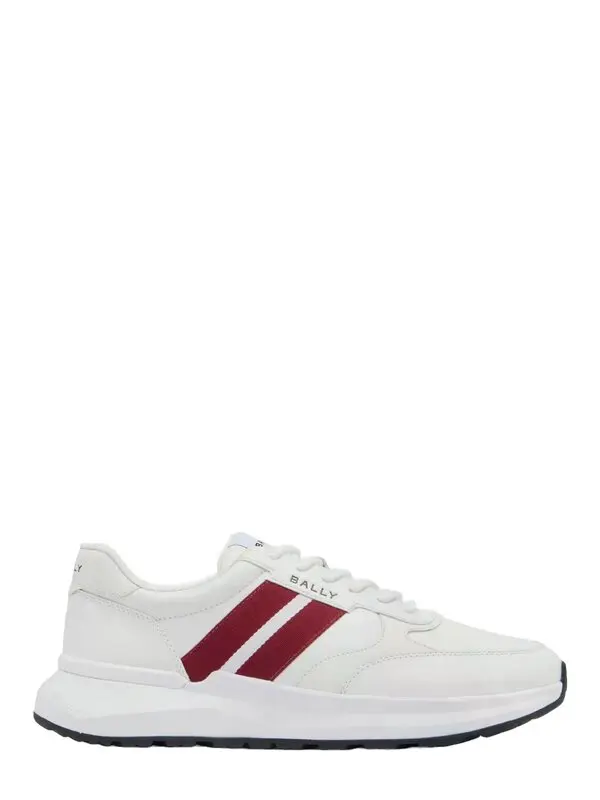 Bally Sylen Ribbon-detail Leather Sneakers - White
