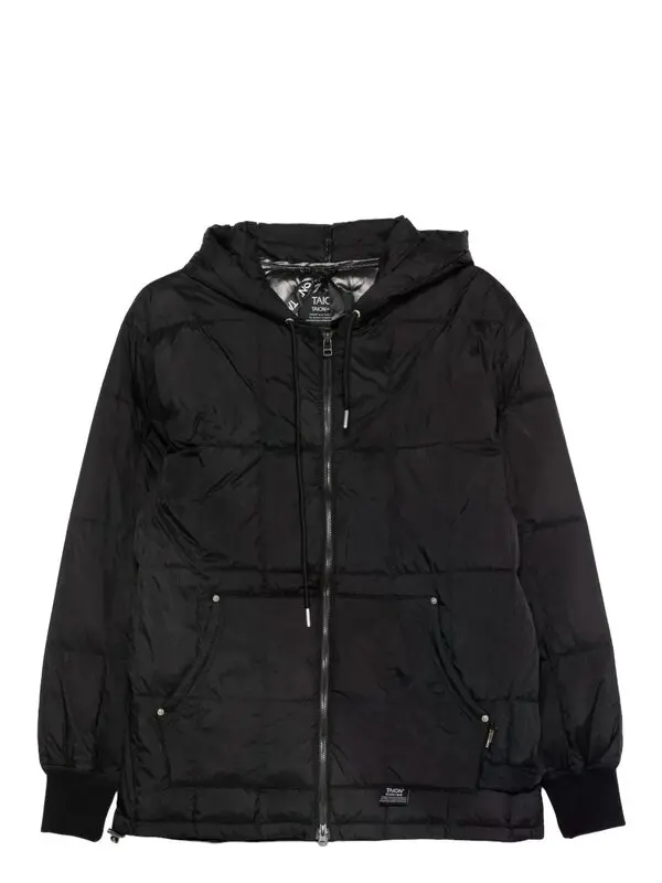 Taion Hooded Quilted Jacket - Black
