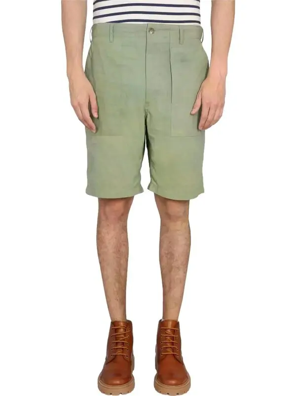 Engineered Garments Cotton Shorts - Green