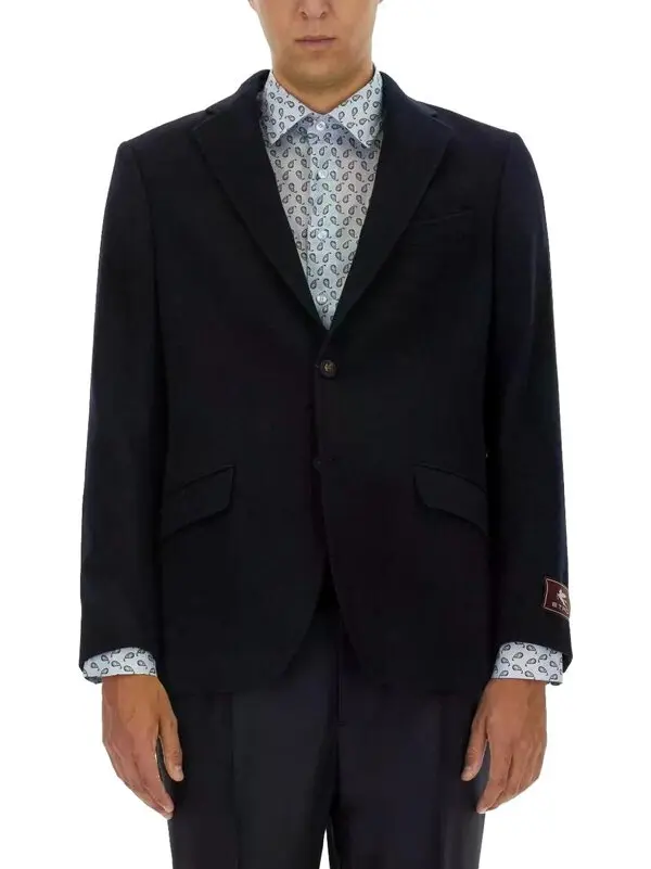 Etro Two-button Cashmere Blazer - Blue
