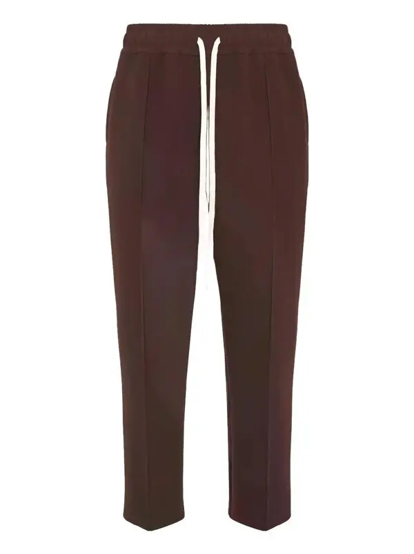 HAMZA 247 Drawstring-panelled Track Pants - Brown
